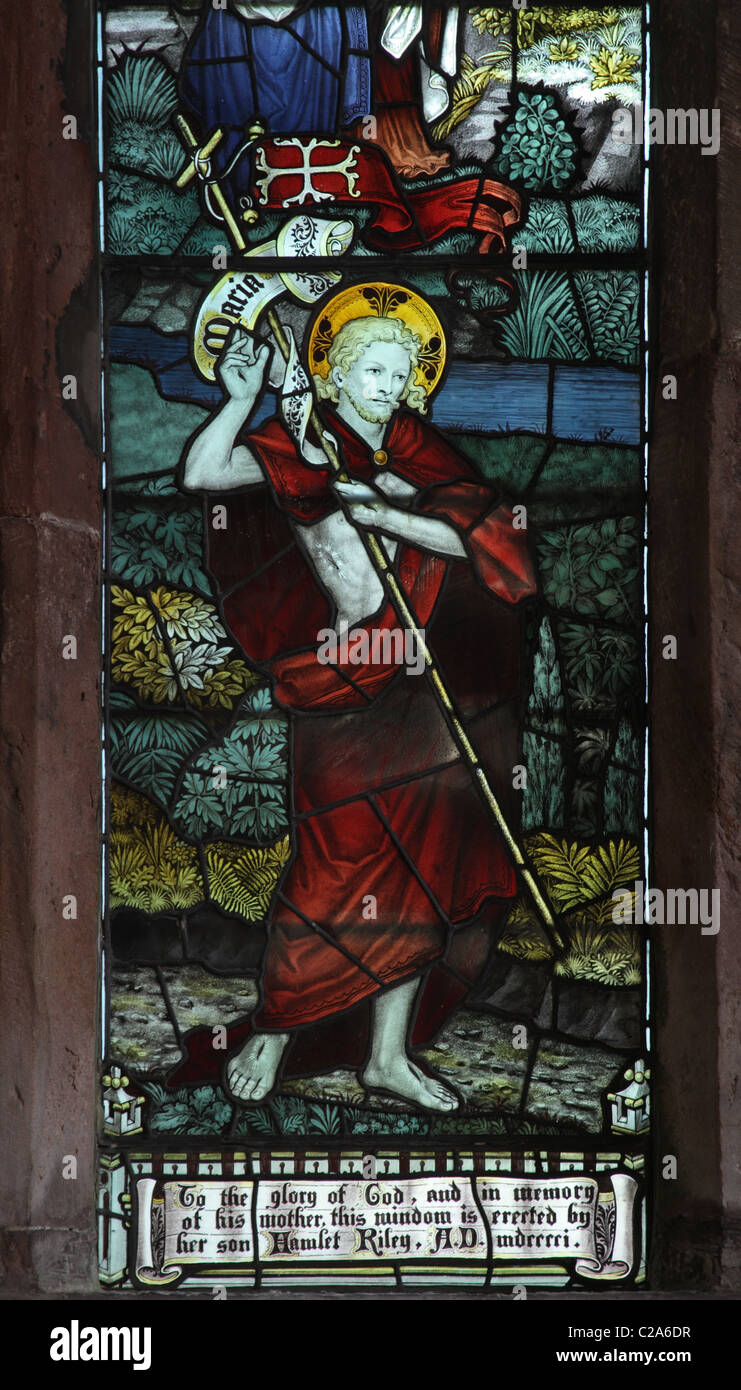 A stained glass window by the Kempe Studios, depicting Resurrection ...
