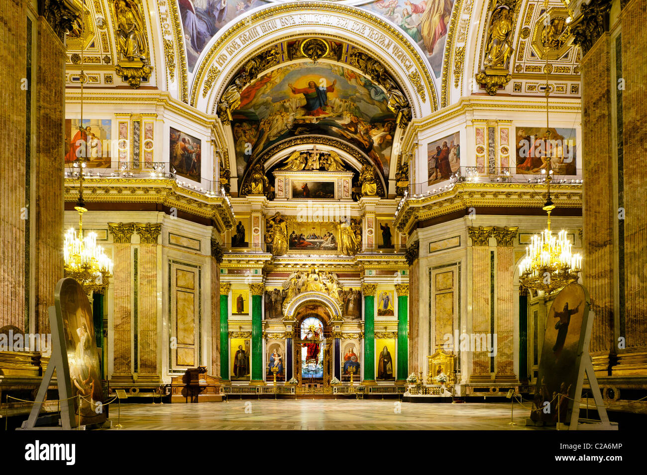 Interior of St. Isaac's Cathedral Stock Photo - Alamy