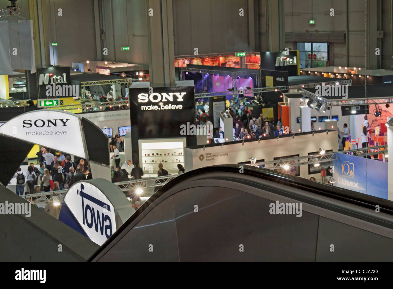 MILANO, ITALY - MARCH 27: View of international photographic Fair ...