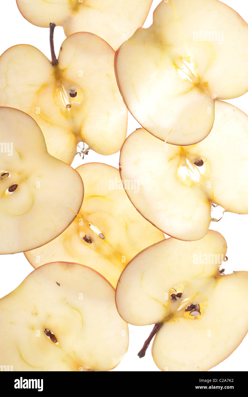 Thinly sliced organic apples hi-res stock photography and images - Alamy