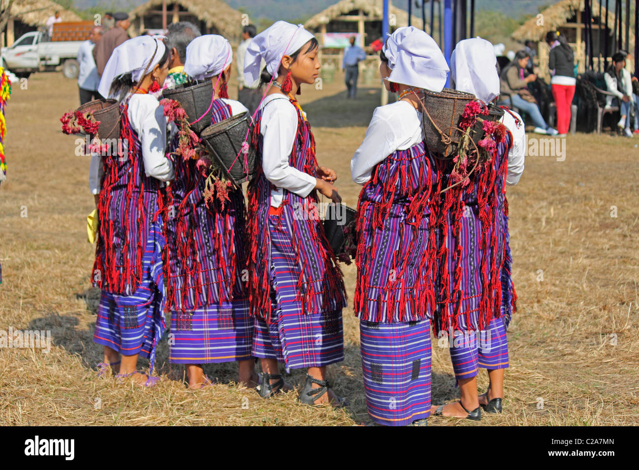 Tangsa Girls, Pangwa Tribes at Namdapha Eco Cultural Festival, Miao ...