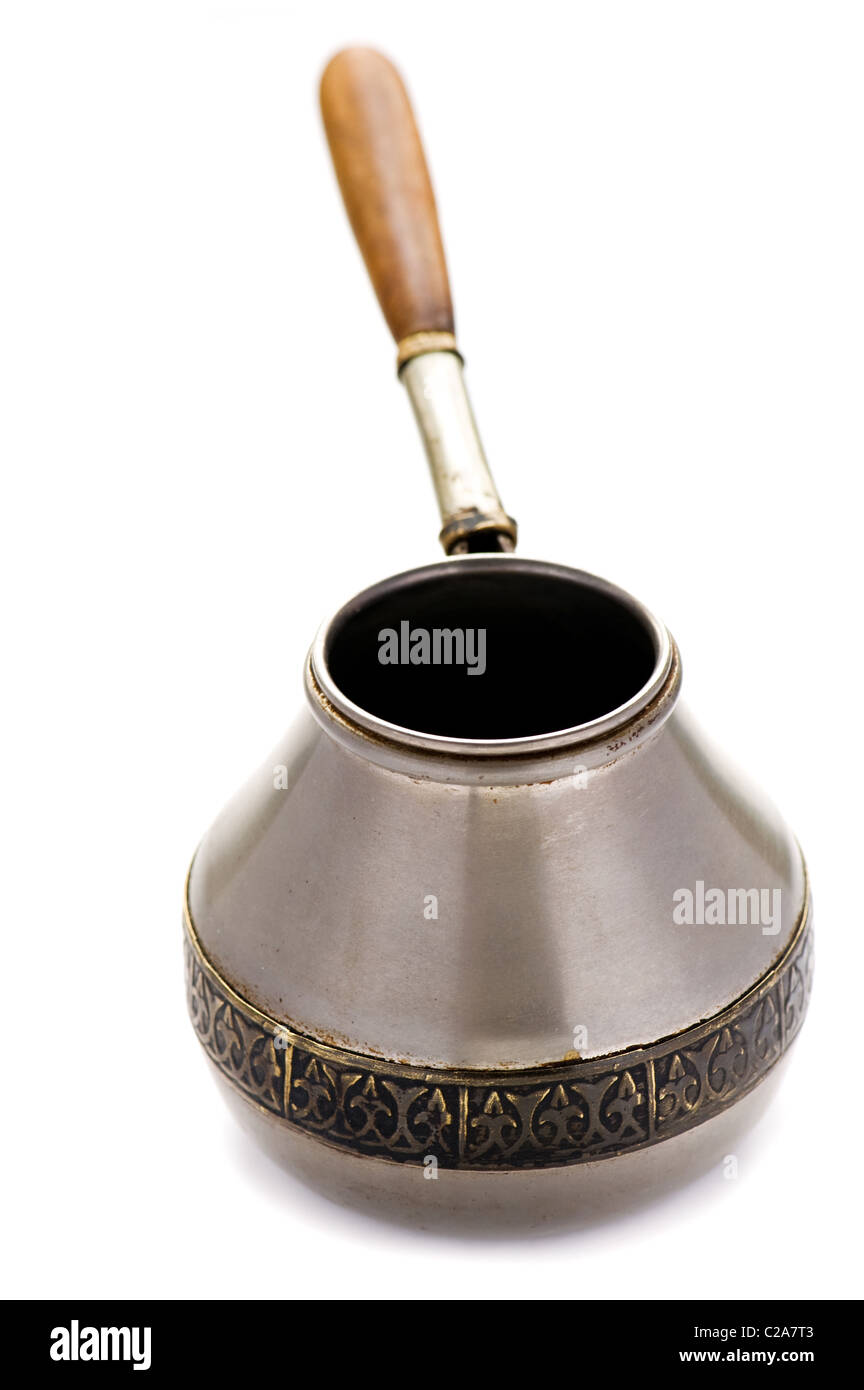 object on white - coffee maker close up Stock Photo - Alamy