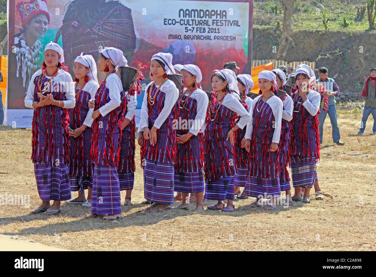 Tangsa Girls, Pangwa Tribes at Namdapha Eco Cultural Festival, Miao ...