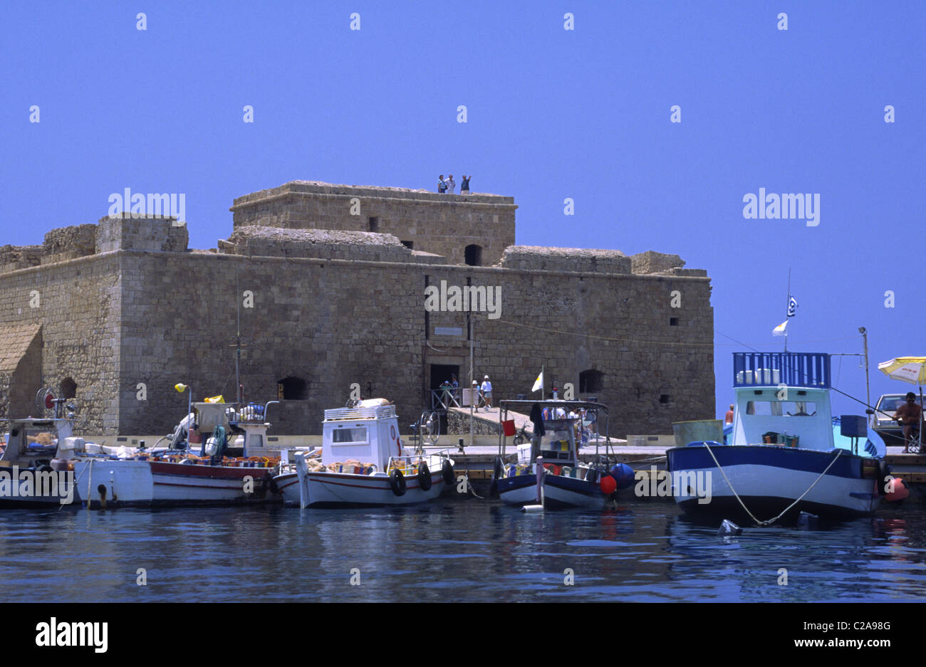 Fishing boats paphos harbour hi-res stock photography and images - Alamy