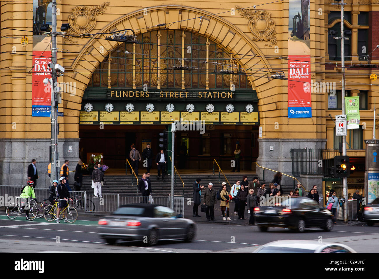 Flinders St Railway Station Stock Photo - Alamy