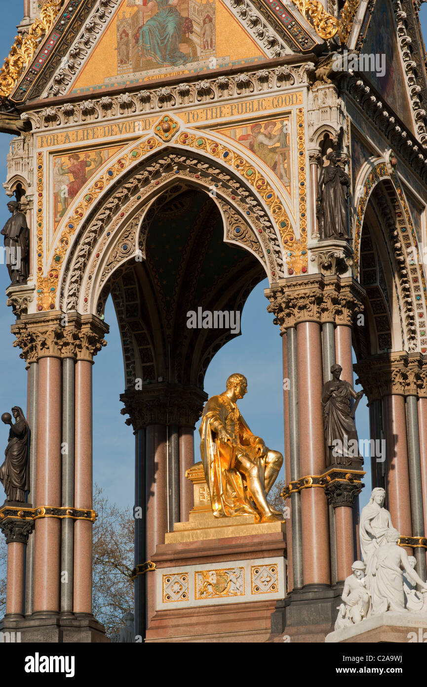 The Albert Memorial in Kensington Gardens, London, England, UK Stock Photo - Alamy