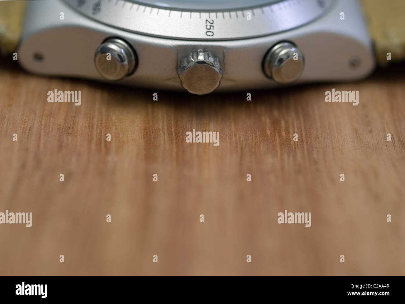 wrist watch detail with dial buttons Stock Photo - Alamy