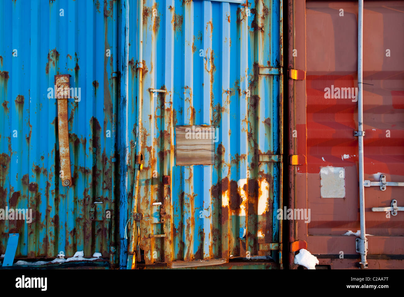 A background surface texture of a shipping container Stock Photo - Alamy