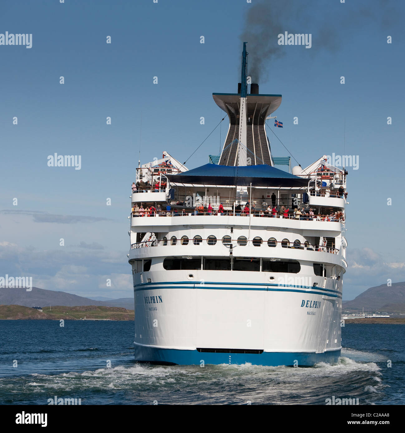 Cruise Ship, Reykjavik Harbor, Iceland Stock Photo - Alamy