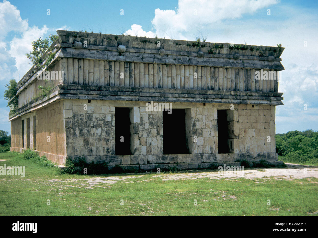 Pre-Columbian Art. Maya. Archaeological Site of Uxmal. The Turtle House ...