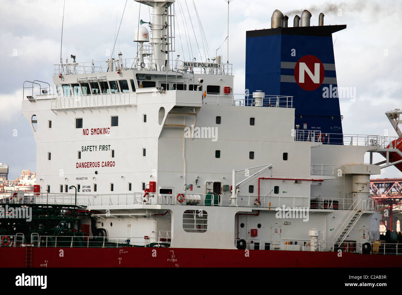 The bridge of a petro-chemical tanker ship Stock Photo - Alamy