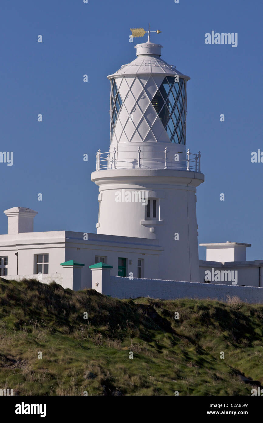Strumble Head lighthouse was built in 1908-09 and stands on St. Michael ...