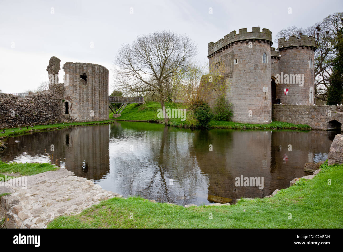 Whittington Castle, Whittington, Shropshire as seen from the main raod ...