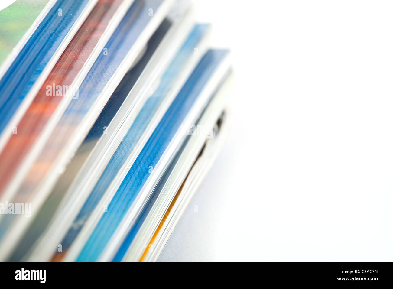 Stack of magazines Stock Photo - Alamy