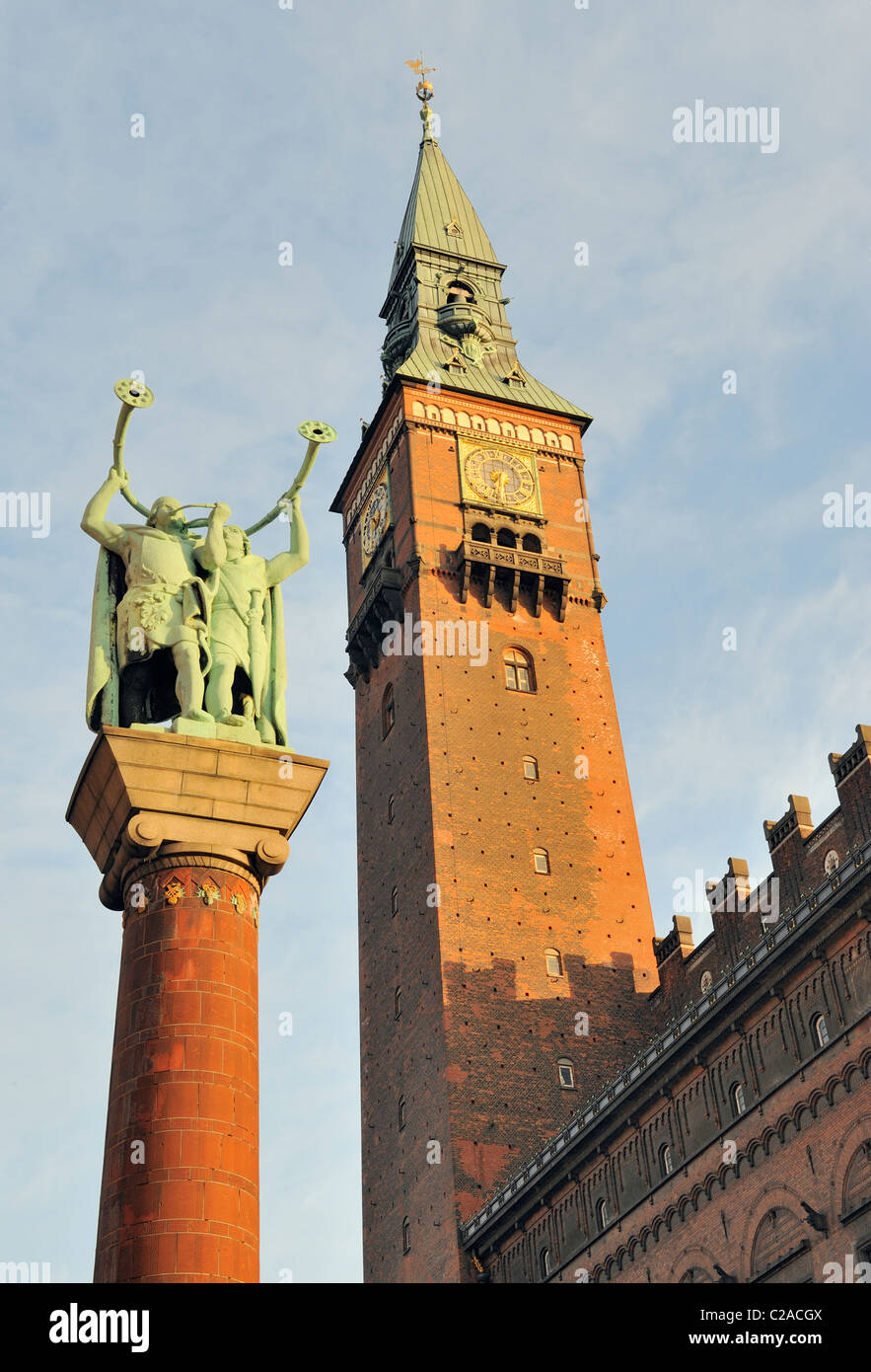 Copenhagen denmark clock tower hi-res stock photography and images - Alamy
