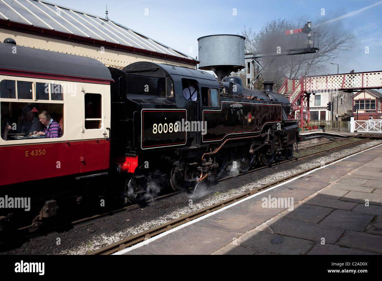 British Rail Standard Class 4 tank preserved steam engine, Locomotive ...