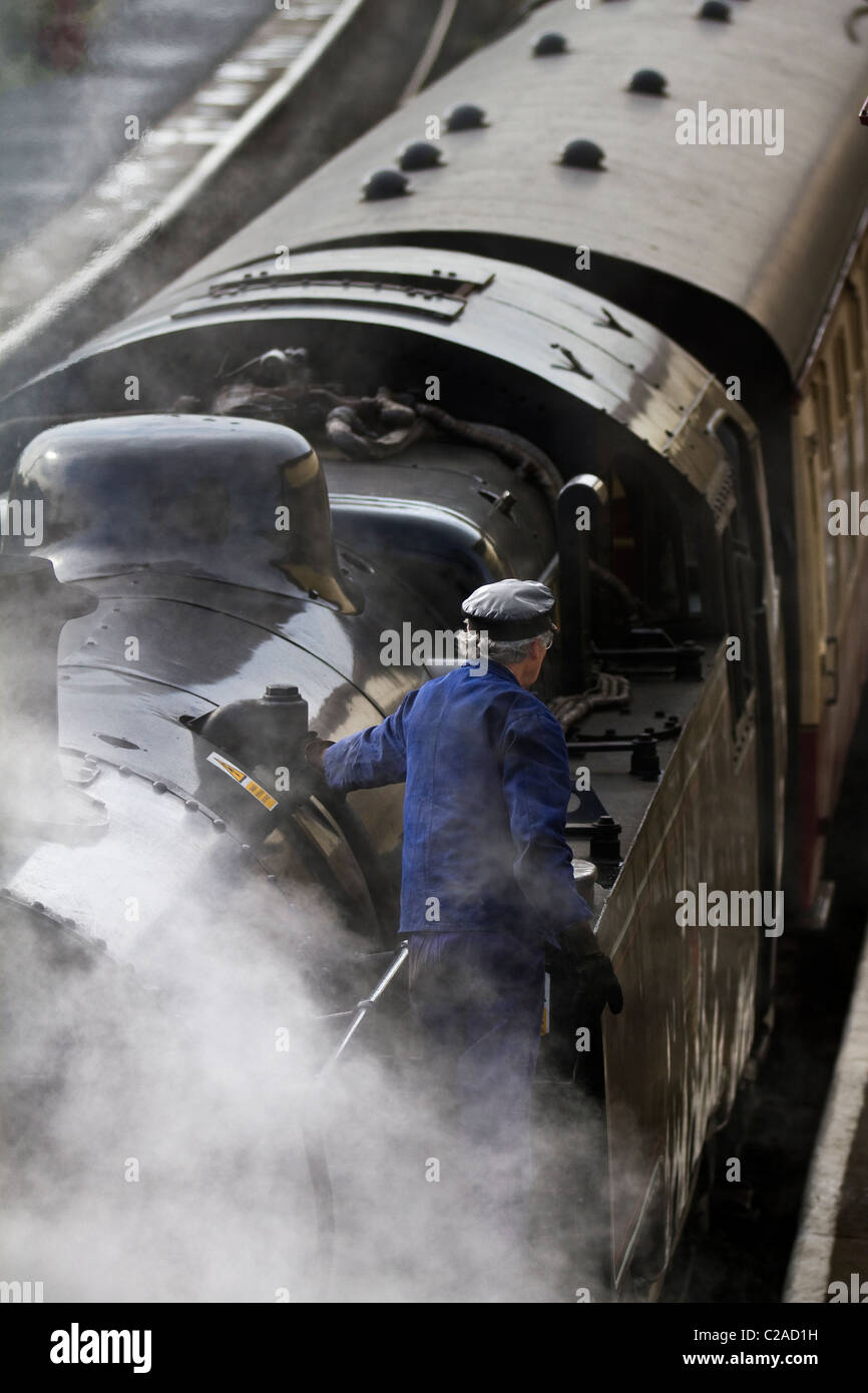 British Rail Standard Class 4 steam locomotive tank engine, No 80080 ...