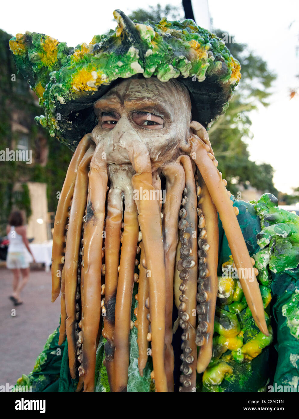 Man In an Ugly Mask Playa Del Carmen Yucatan Mexico Stock Photo - Alamy