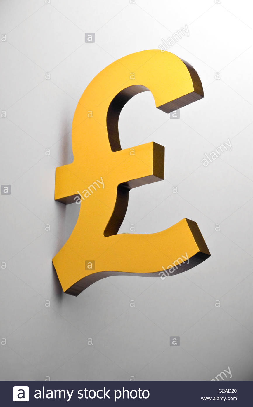 Pound Sterling Sign High Resolution Stock Photography and Images - Alamy