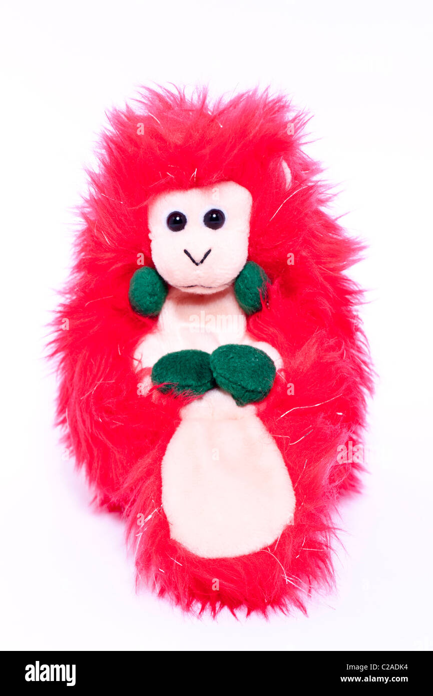 A Christmas Beat Baby childs cuddly toy on a white background Stock ...