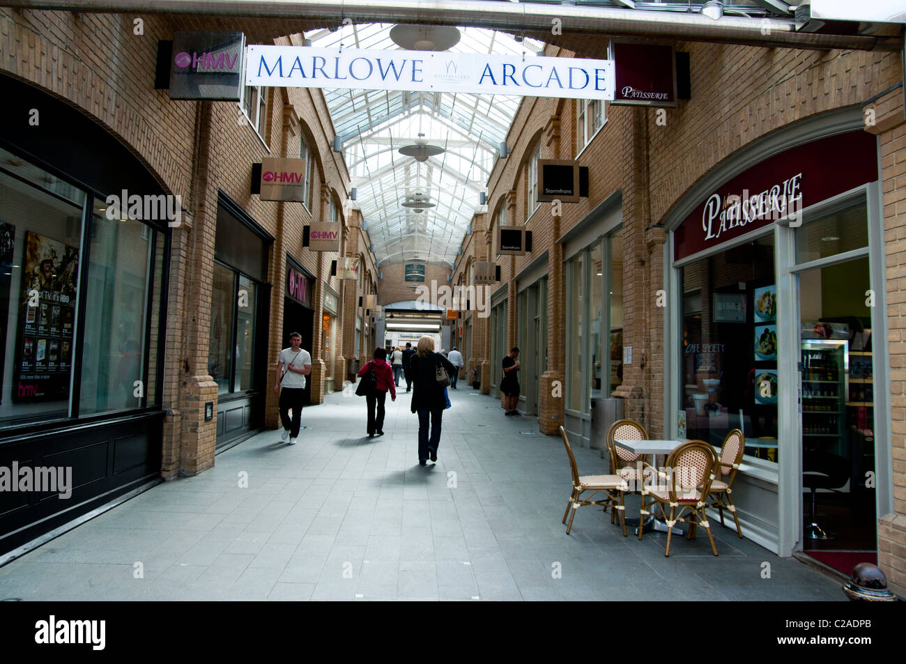 Marlowe arcade canterbury hi-res stock photography and images - Alamy