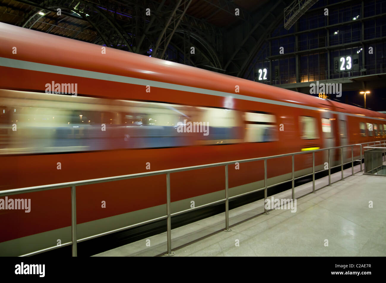 Moving modern regional train hi-res stock photography and images - Alamy