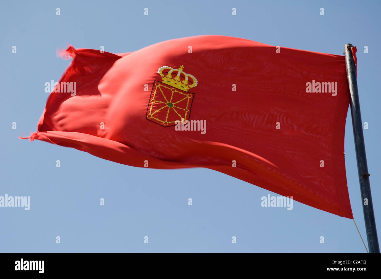 Navarre flag hi-res stock photography and images - Alamy