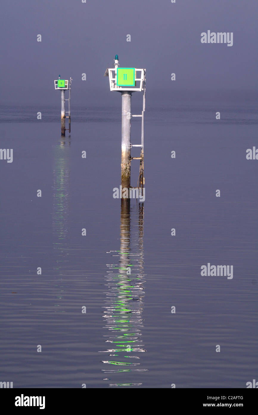 Shipping Channel Markers High Resolution Stock Photography and Images ...