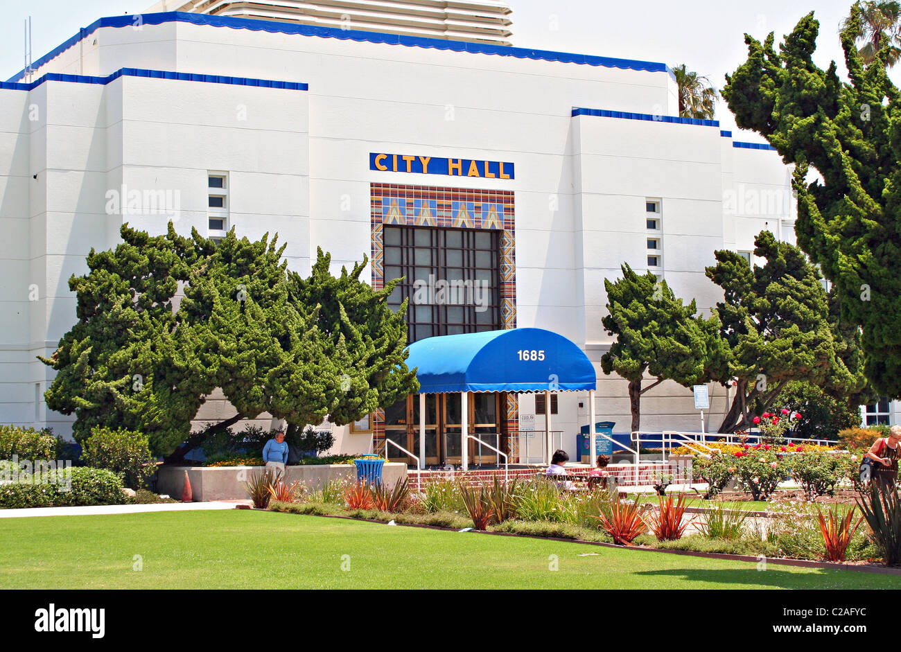 City Hall Santa Monica California Stock Photo - Alamy