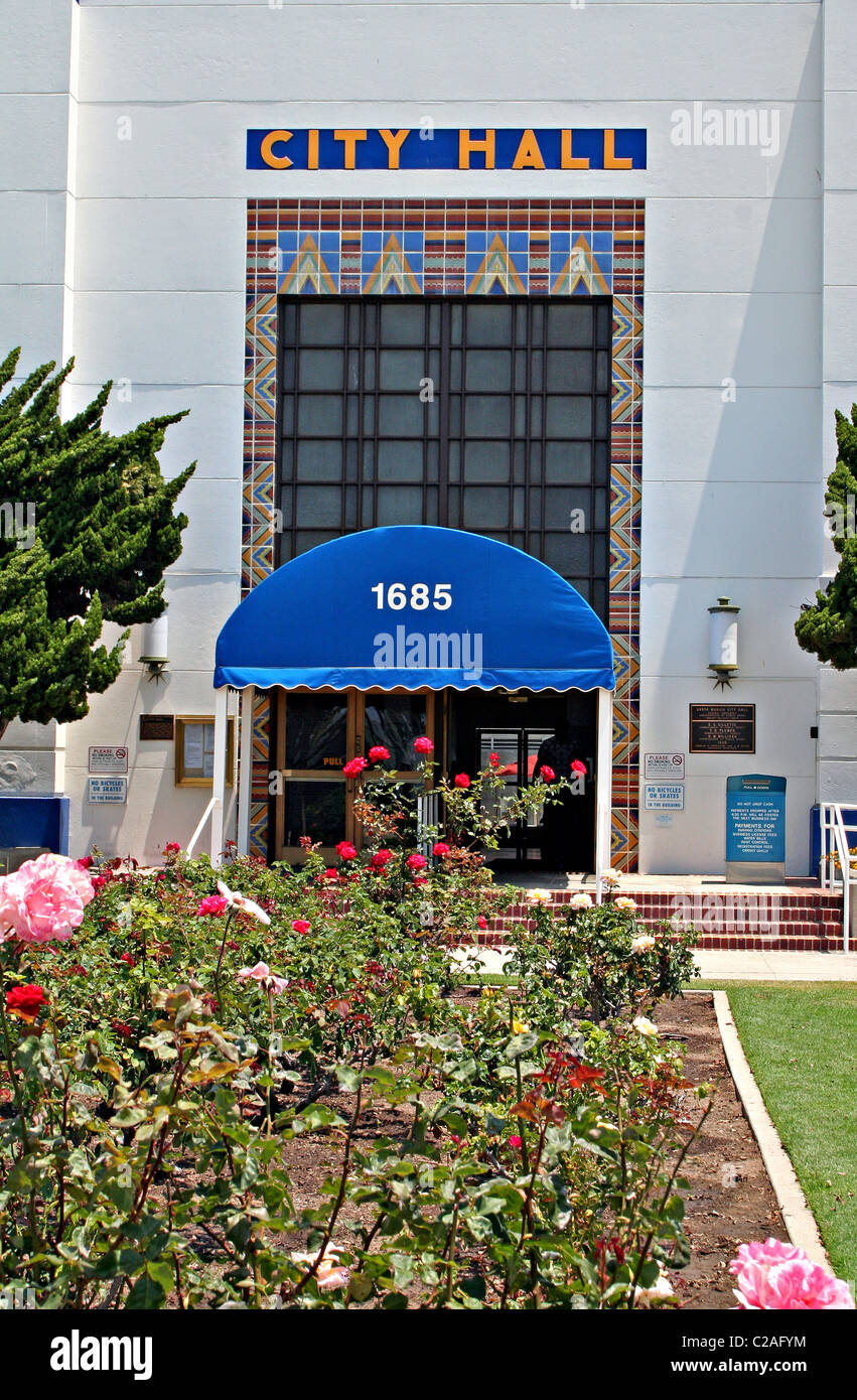 City Hall Santa Monica California Stock Photo - Alamy