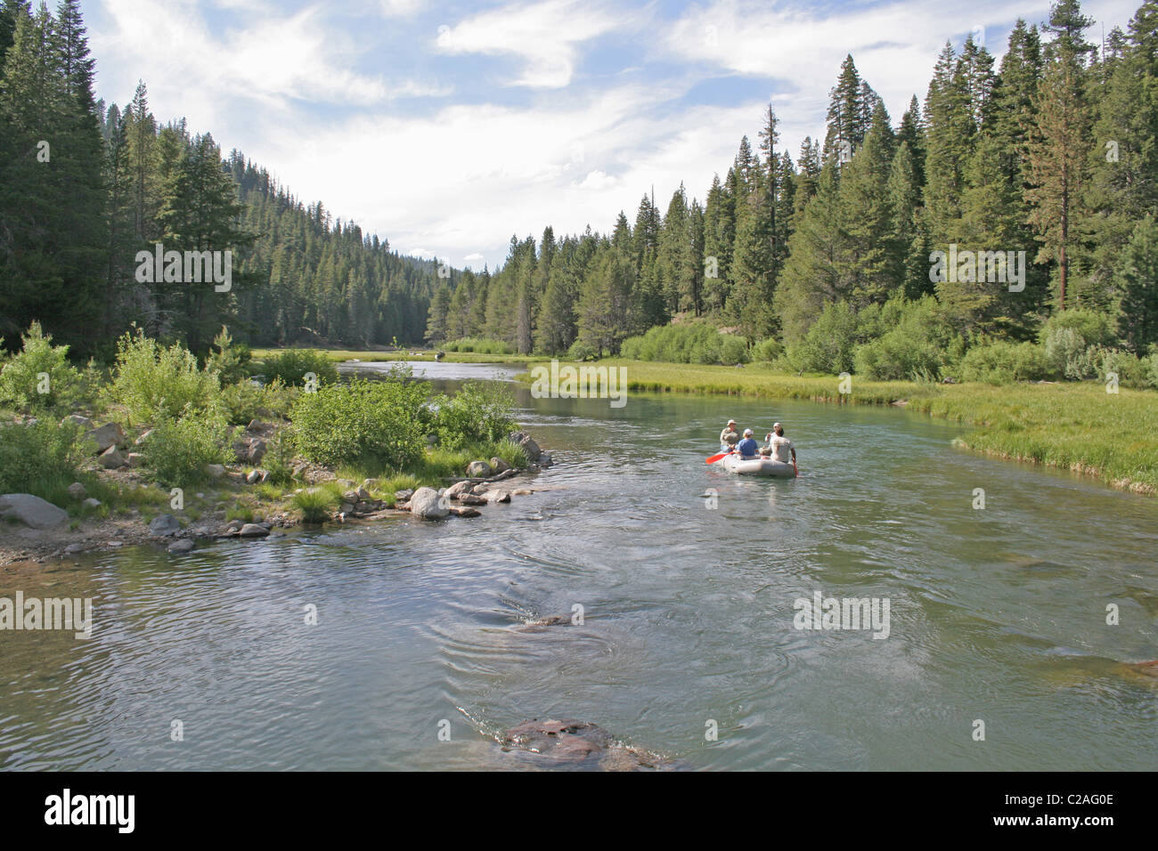 People rafting Truckee River near Lake Tahoe California Stock Photo - Alamy