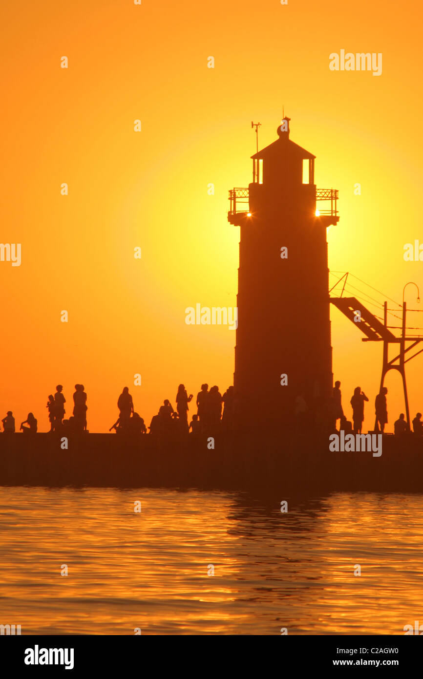 South haven lighthouse hi-res stock photography and images - Alamy