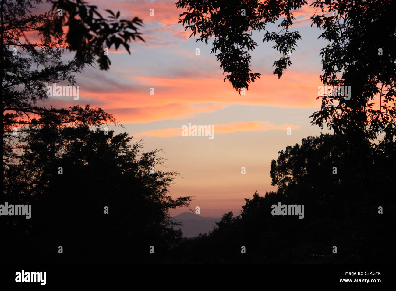 Sunset evening sky hi-res stock photography and images - Alamy