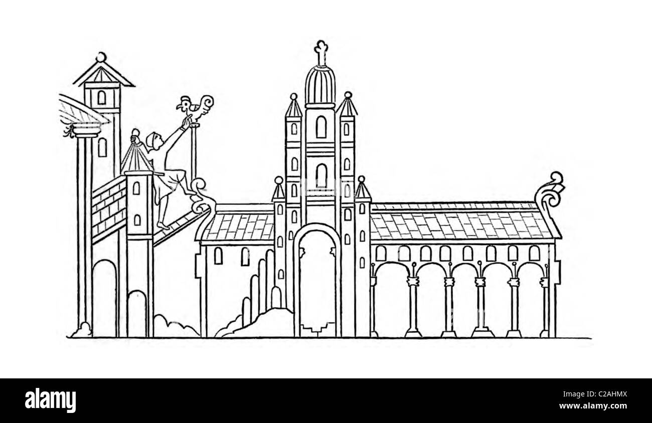 Abbey 1077 drawing hi-res stock photography and images - Alamy