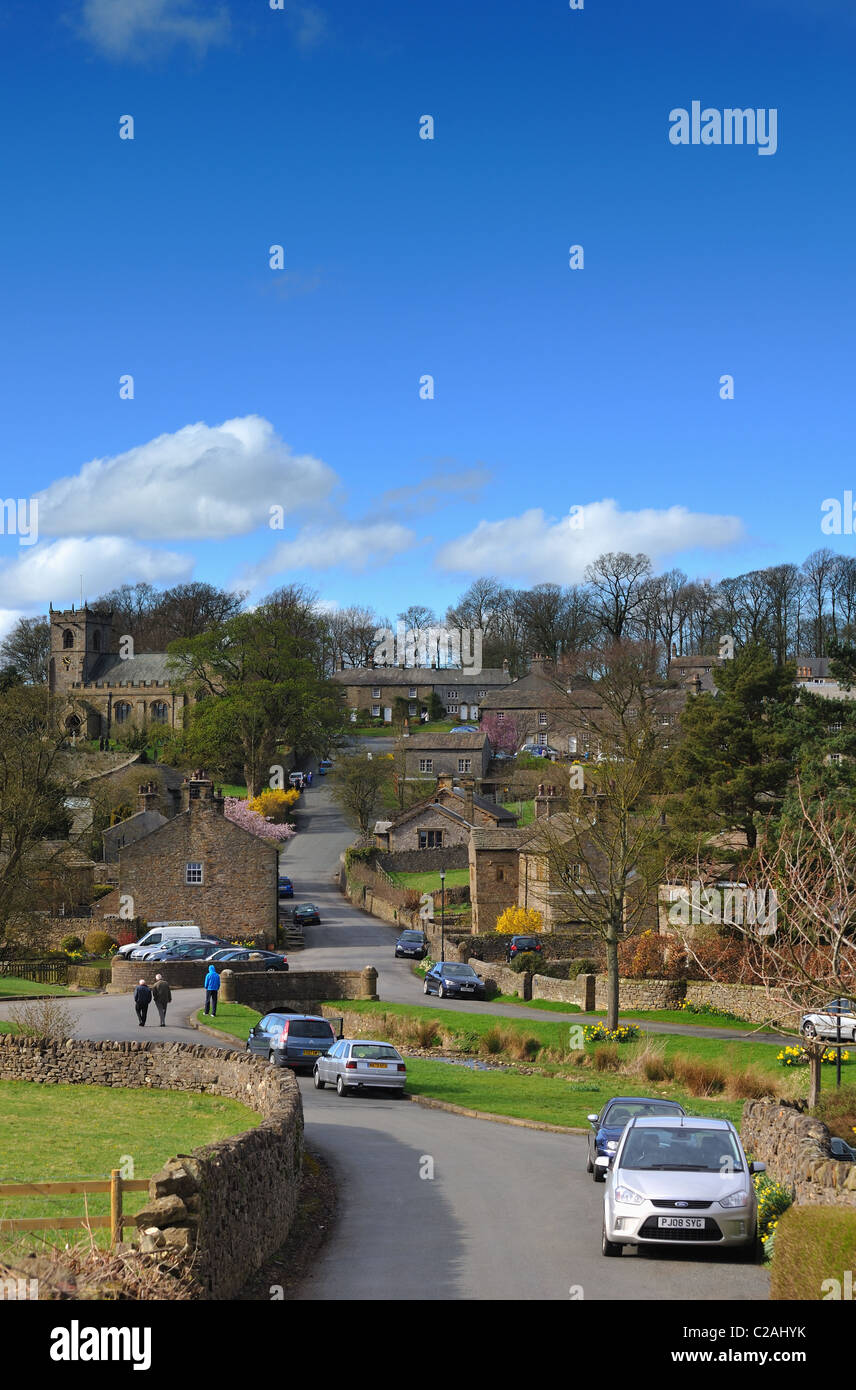 Downham lancashire village hi-res stock photography and images - Alamy