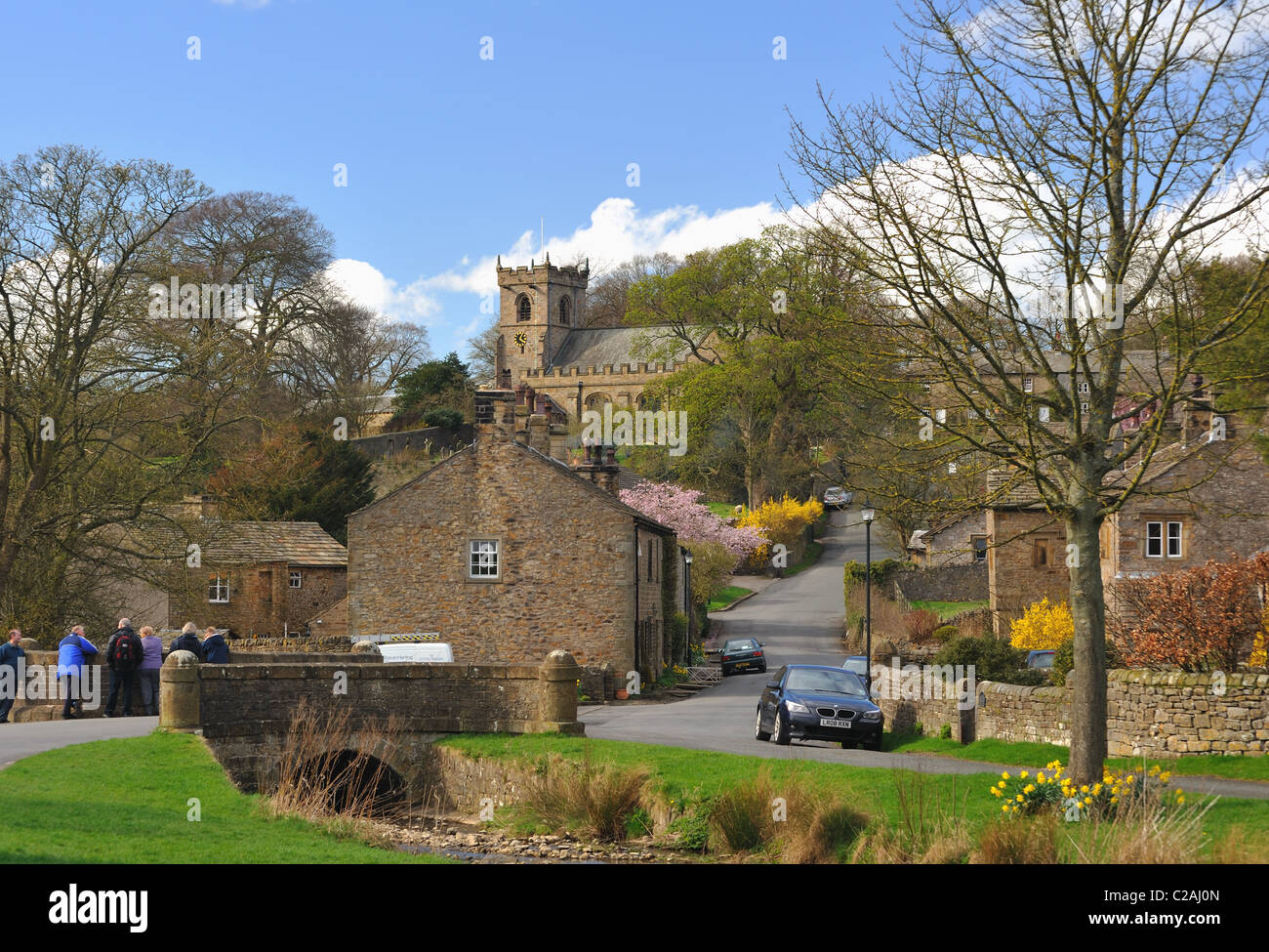 Downham lancashire village hi-res stock photography and images - Alamy