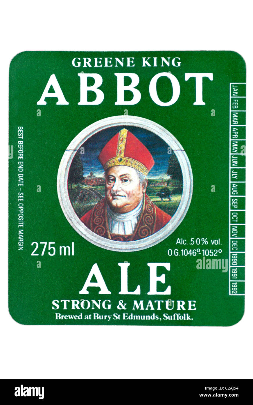 Greene king bury st edmunds 1799 emblem hi-res stock photography and ...