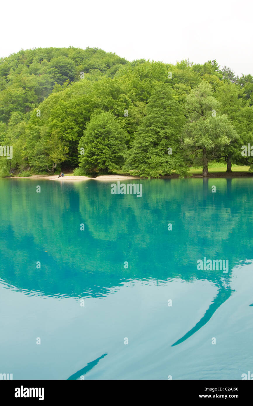 Landscape of a beautiful lake Stock Photo - Alamy