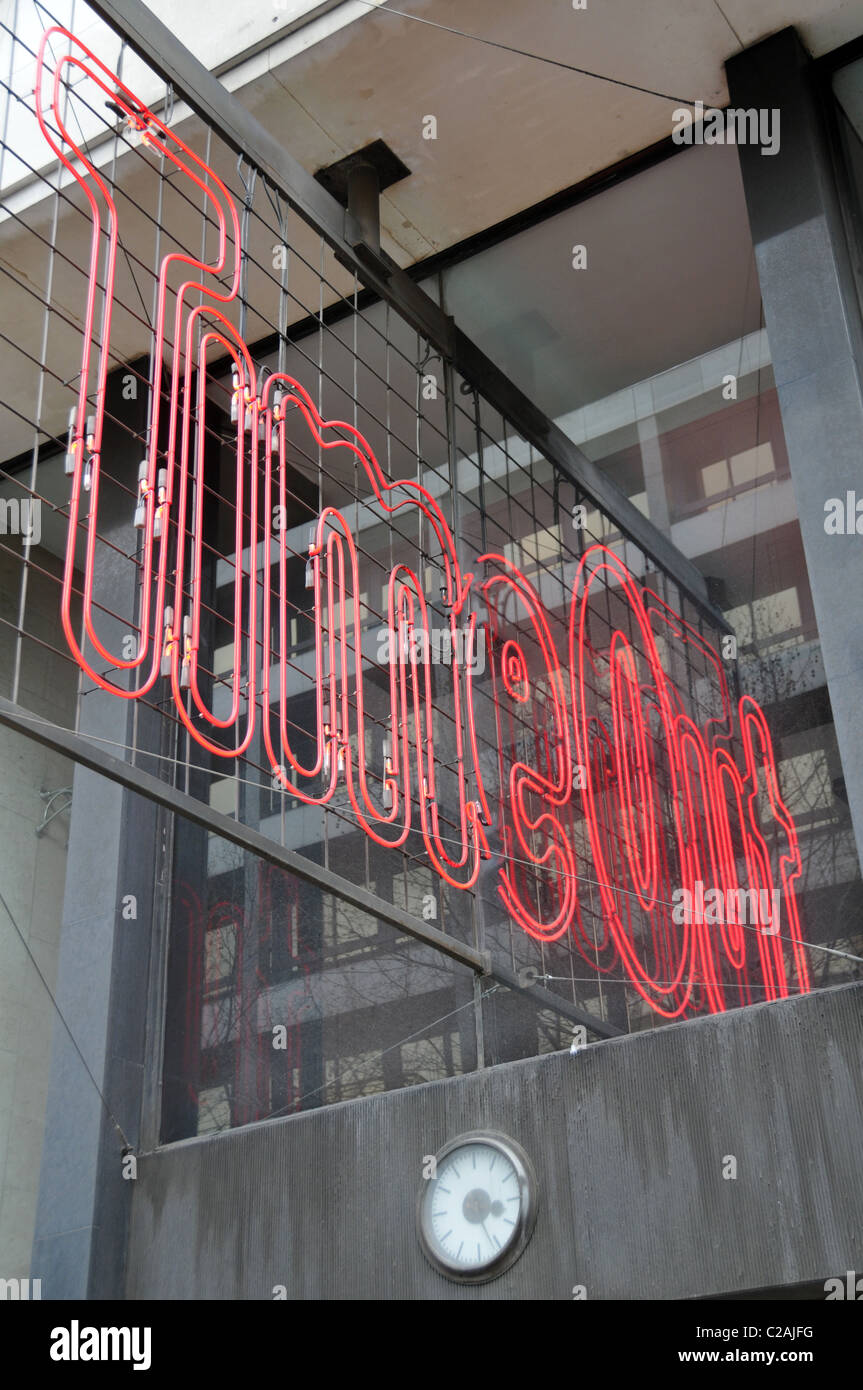 Timeout london office neon sign hi-res stock photography and images - Alamy