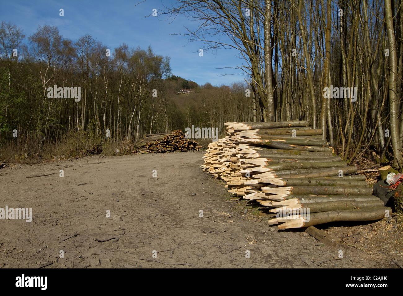 Stacked fence hi-res stock photography and images - Alamy