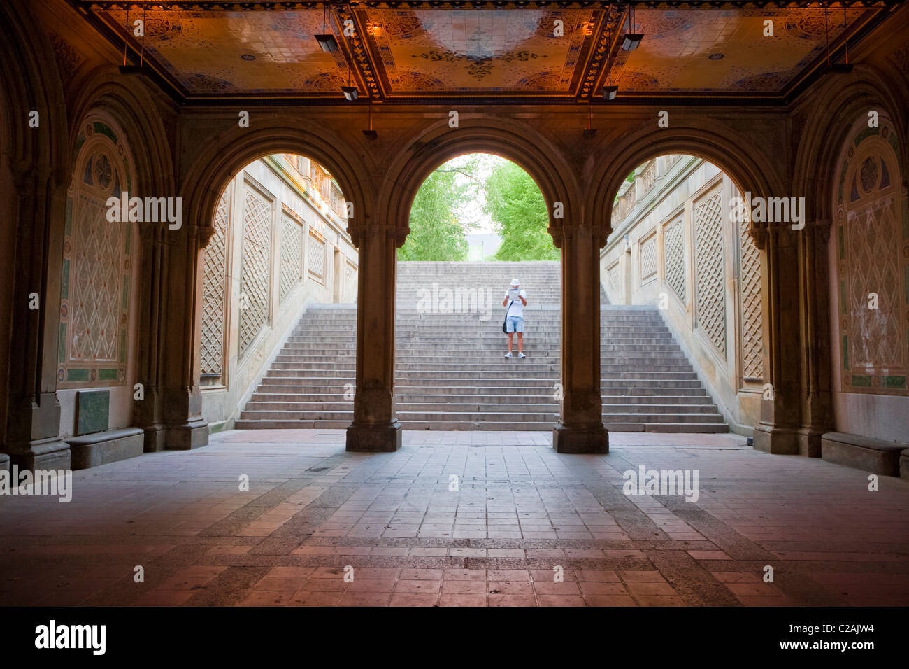 Bethesda terrace hi-res stock photography and images - Alamy