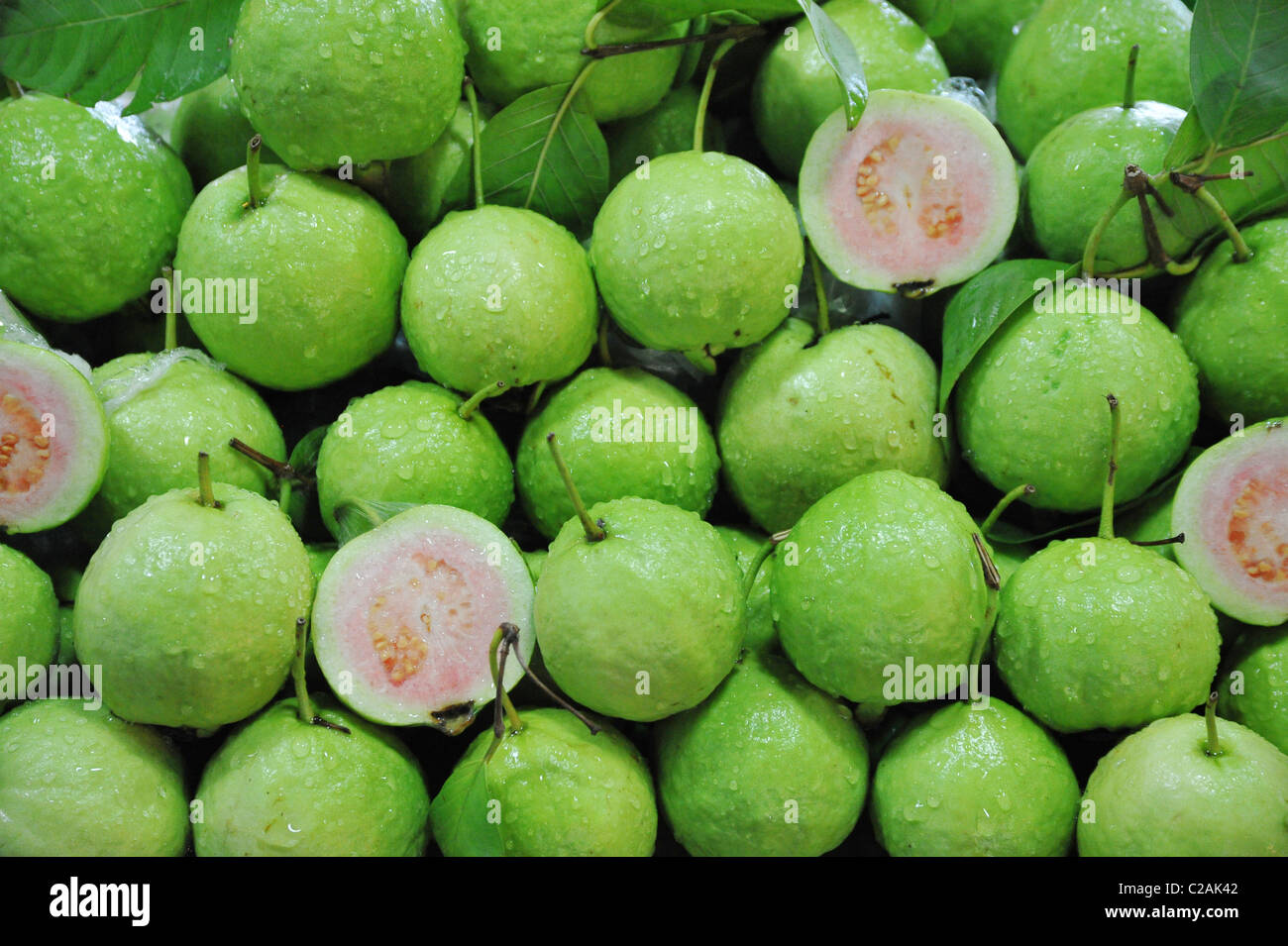 Inside green guava hi-res stock photography and images - Alamy