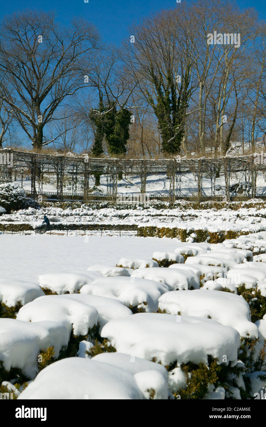 Snow hedges hi-res stock photography and images - Alamy