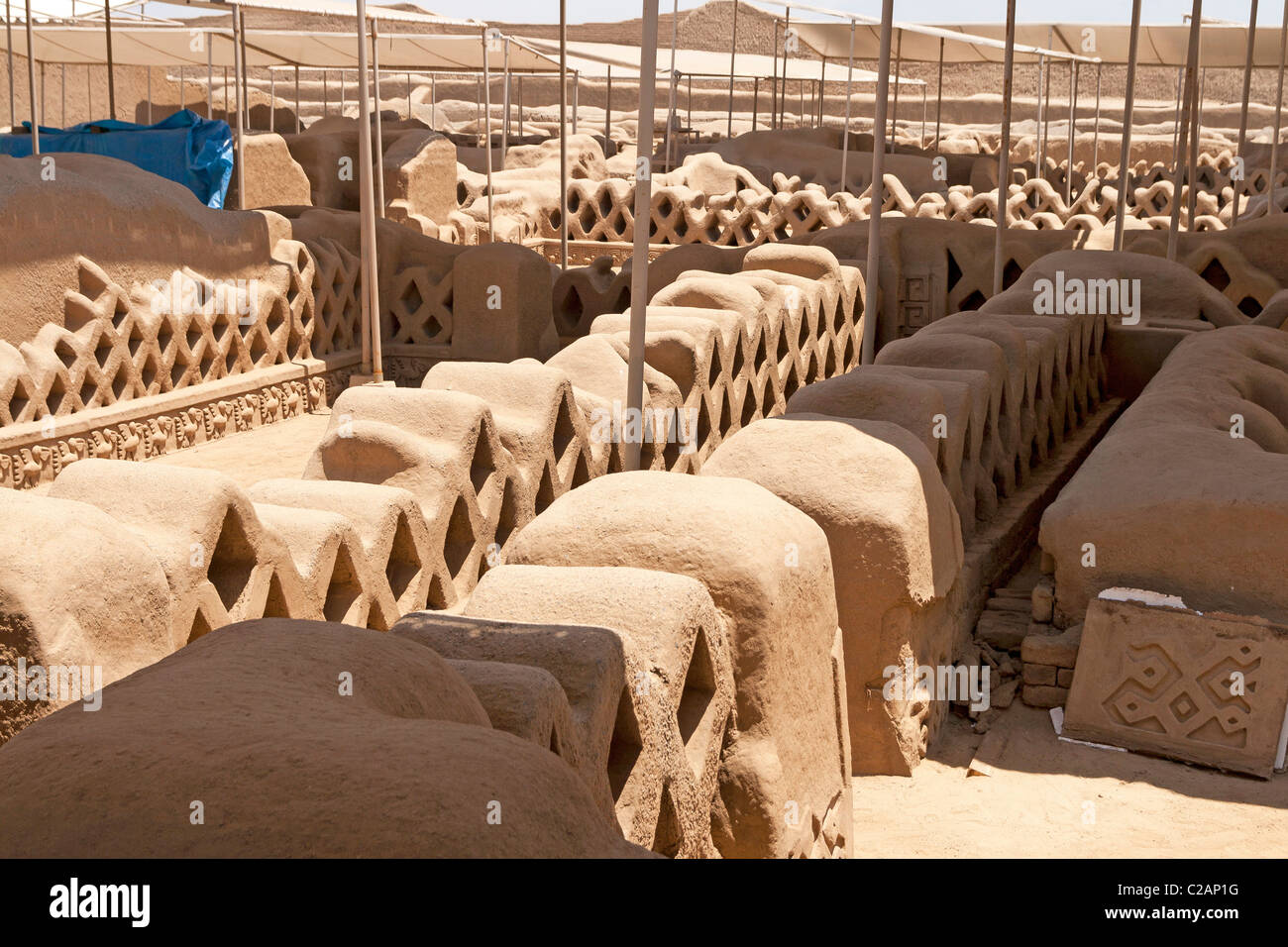 Chan Chan Unesco world heritage site, near Trujillo, Peru Stock Photo ...