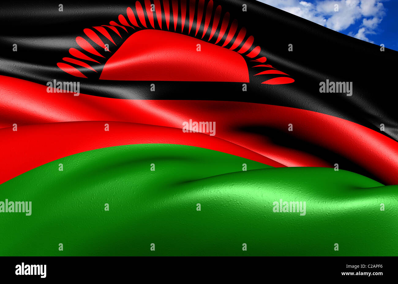 Flag of Malawi Stock Photo - Alamy