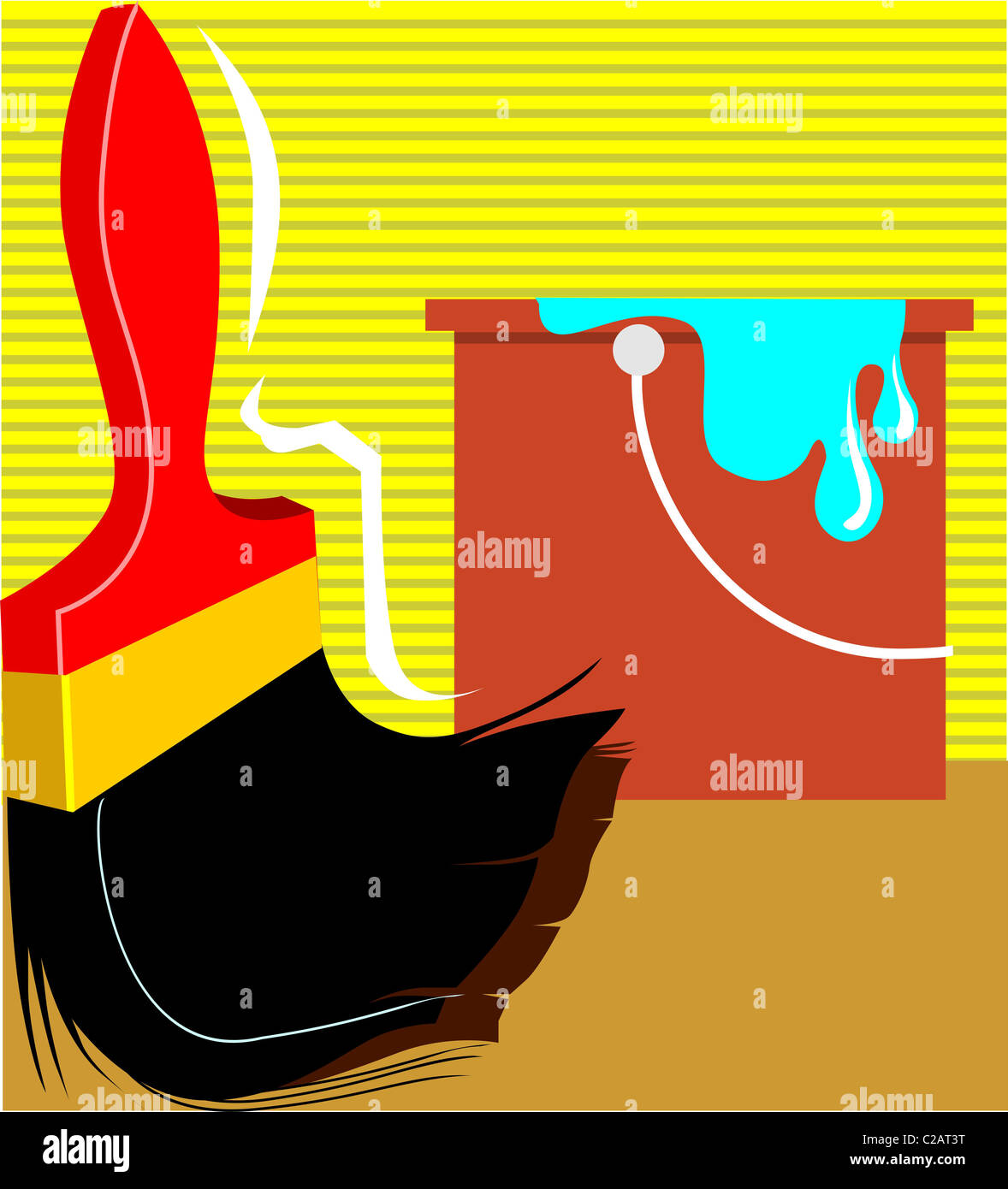 Overflow of paint hi-res stock photography and images - Alamy