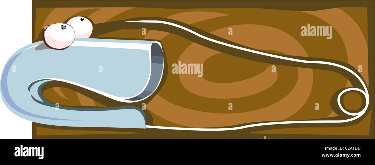 cartoon metallic safety pin opened Stock Photo - Alamy