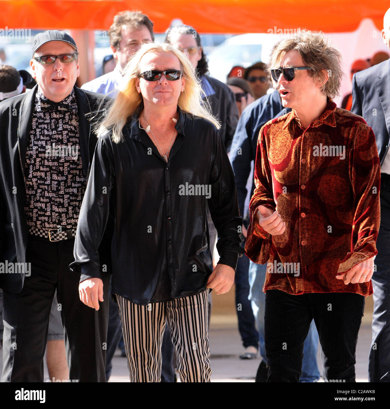 Rick Nielsen, Robin Zander and Tom Petersson of Cheap Trick Orange ...
