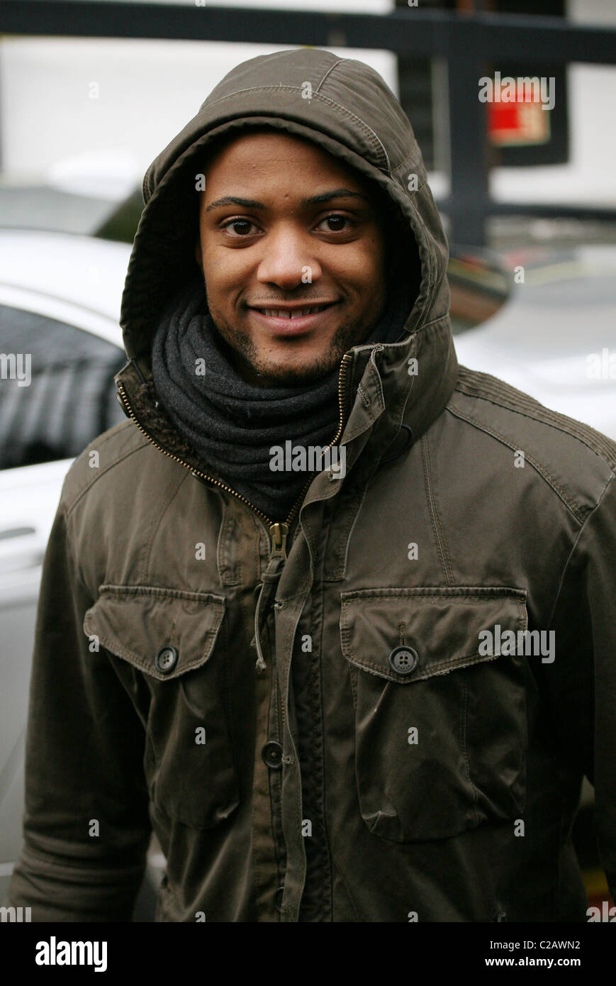Jonathan Gill aka JB of JLS outside the ITV studios London, England ...