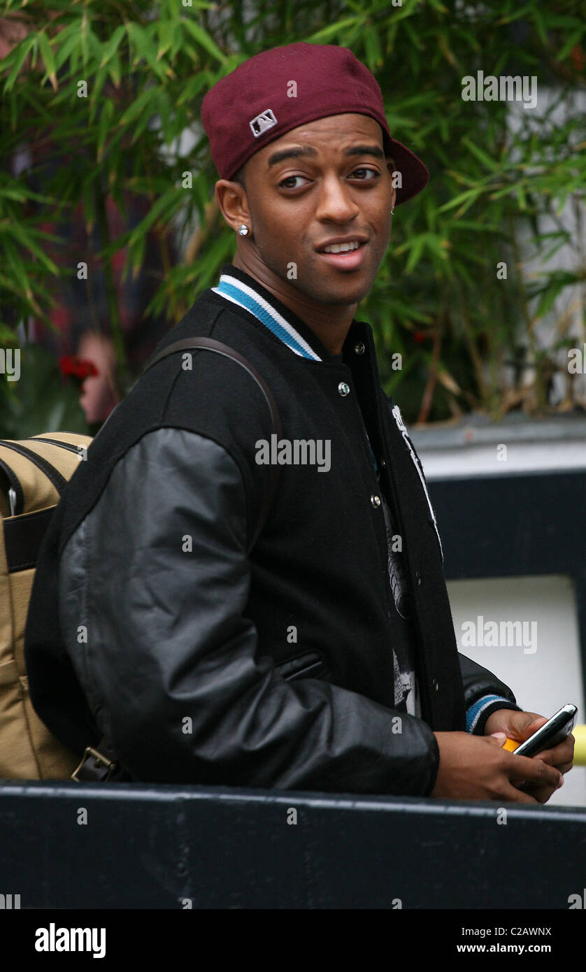 Oritse Williams aka JB of JLS outside the ITV studios London, England ...